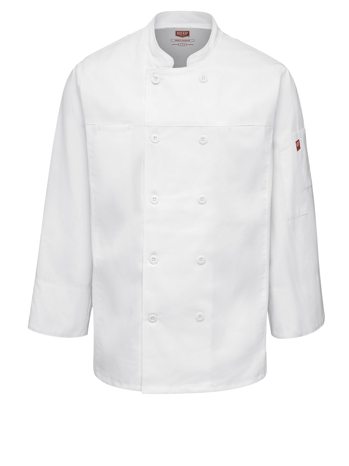 Men's Deluxe Airflow Chef Coat - 054M - White – Scrub Authority